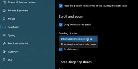 روش فعال کردن اسکرول دو انگشتی در لپ تاپ ویندوز 10