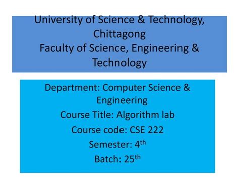 Merge Sort Algorithm Power Point Presentation Pptx Computing