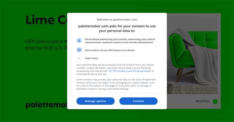 Lime Color Hex 00ff00 Meaning And Live Previews Palettemaker