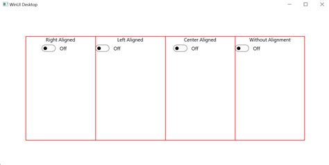 Horizontal Alignments Not Work For Toggle Switch Issue Microsoft Microsoft Ui Xaml