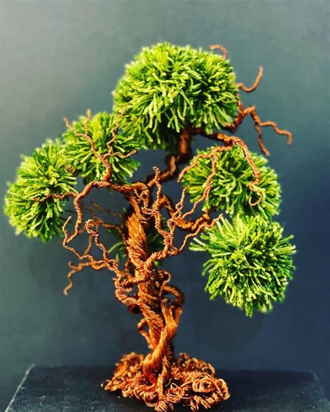 O S Tree Wire Tree Sculpture Tree Sculpture Bonsai Art
