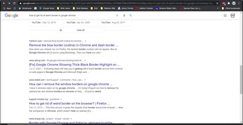 how do i get rid of this white border around chrome r chrome