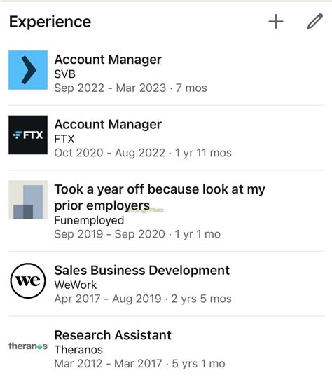 Gabriel Ryan Frm On Linkedin Does This Classify As Job Hopping 🤔 What A Career Ride 😂
