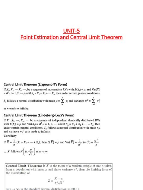 unit5 updated pdf estimator bias of an estimator