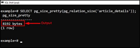How To Get Table Size In Postgresql Commandprompt Inc