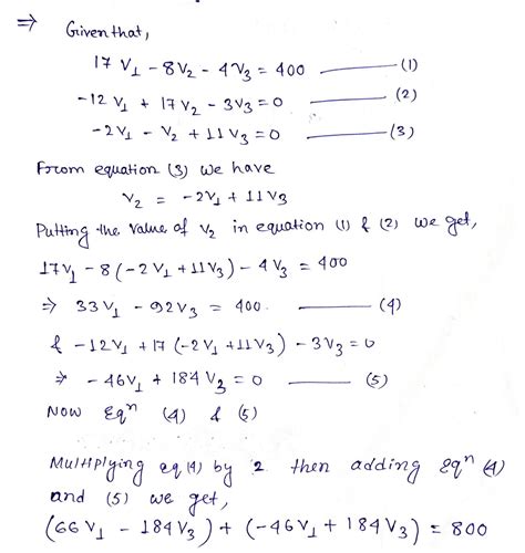 Solved Solve For V V And V In Detail Within Hour Verify It Before Course Hero