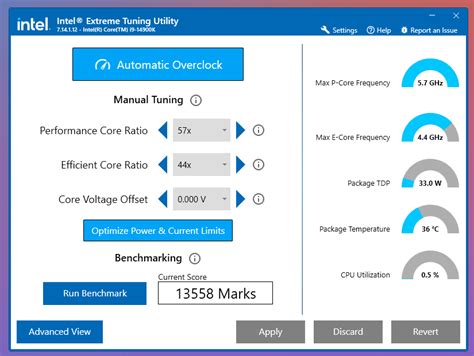 How Is This Benchmark In Intel Extreme Tuning Utility R Overclocking