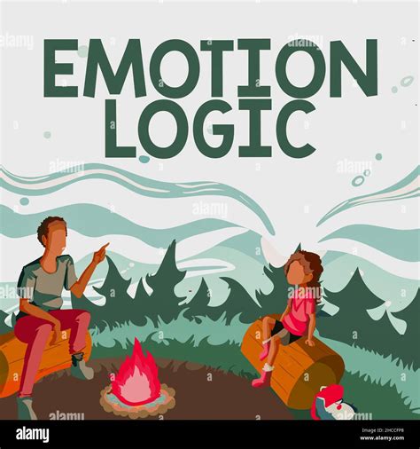 Text Showing Inspiration Emotion Logic Concept Meaning Heart Or Brain Soul Or Intelligence