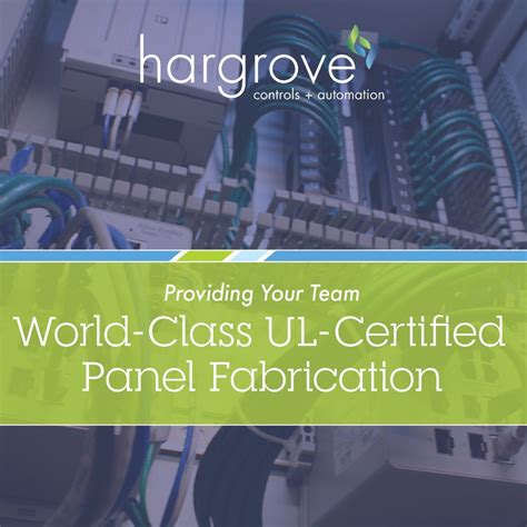 Hargrove Controls And Automation On Linkedin Our World Class Ul Certified Panel Fabrication