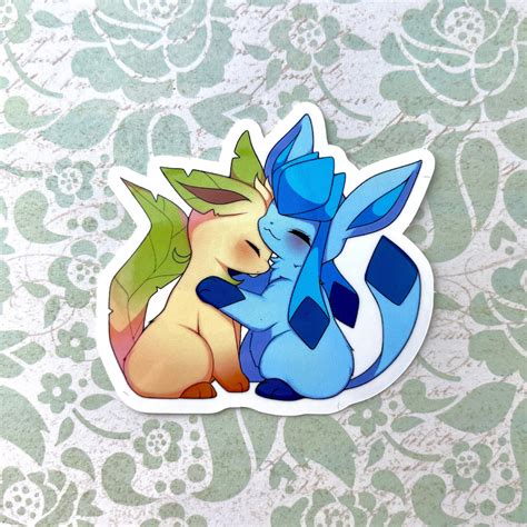 Glaceon And Leafeon Love