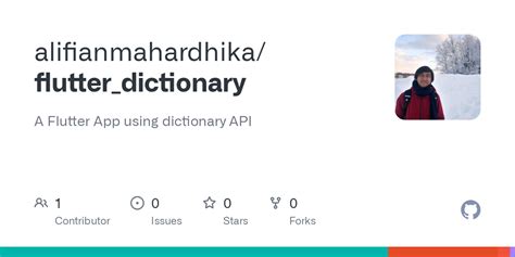 Github Alifianmahardhikaflutterdictionary A Flutter App Using Dictionary Api Github Alifianmahardhikaflutterdictionary A Flutter App Using Dictionary Api