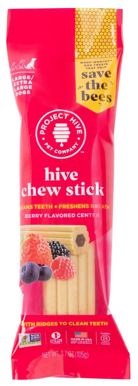 NEW Project Hive Berry Chew Stick Northland Natural Pet