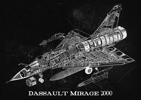 Dassault Mirage 2000 Poster By Jat Designs Displate