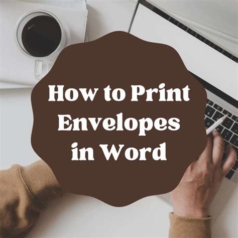 How To Print Envelopes In Word Adazing