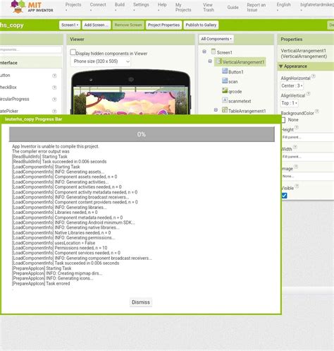 I Cant Build My Old Projects Into An Apk Generating Icons Task Errored Bugs And Other