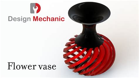 Solidworks Tutorial Flower Vase Part Modelling Design Mechanic YouTube