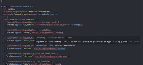 Typescript Error Null Values Should Not Be Allowed In Formdata · Issue 652 · Orval Labsorval