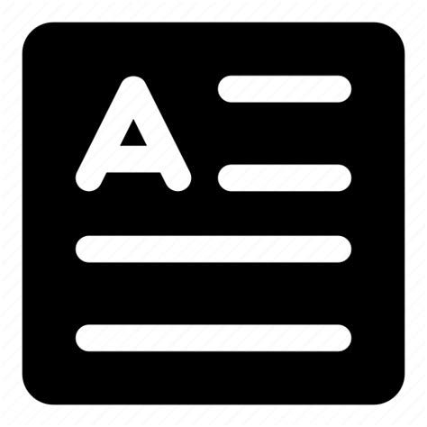 Glyph Text Box Editor Edit Field Tool Icon Download On Iconfinder