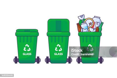 การรีไซเคิลขยะแก้วคัดแยกภาชนะฝา ภาพประกอบสต็อก ดาวน์โหลดรูปภาพตอนนี้ กอง การจัดวางตำแหน่ง