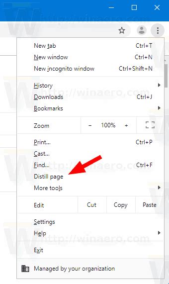 Enable Reader Mode Distill Page In Google Chrome