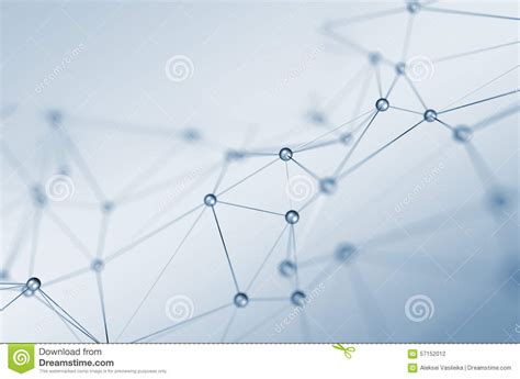 Abstract 3d Rendering Of Structure With Spheres Stock Illustration Illustration Of Line