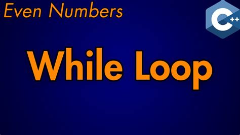 C Program To Print Even Numbers Using While Loop Youtube