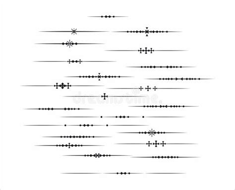 Decorative Break Line Stock Vector Illustration Of Border 165581905