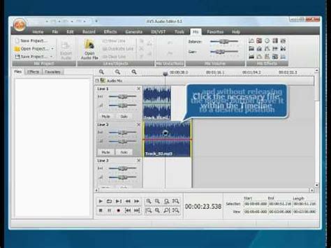 How To Crossfade Two Audio Tracks Using AVS Audio Editor YouTube