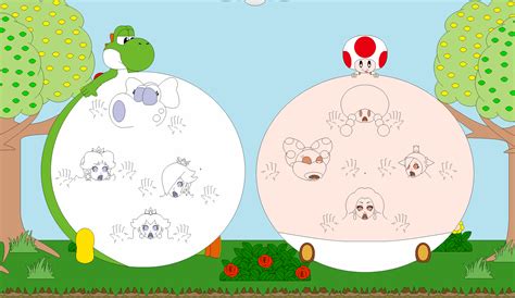 Yoshi And Toad Vore By Poke Star Mushroom On Deviantart