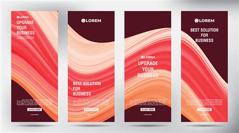 메쉬 컬러 플로우 롤업 비즈니스 브로셔 전단지 배너 디자인 수직 템플릿 커버 프리젠 테이션 배경 현대 간행물 X 배너 및 플래그 배너 롤업 배너 스탠드 템플릿 디자인세트 0