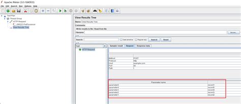 jmeter excel upload hard coded parameters passing in next request stack overflow
