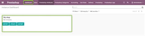 Odoo Prestashop Connector Extension Bridge Plugins Synch