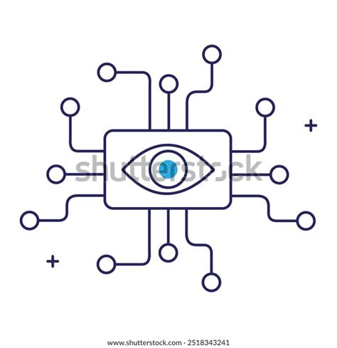 Ai Visual Recognition Image Analysis Vector Stock Vector Royalty Free 2518343241 Shutterstock