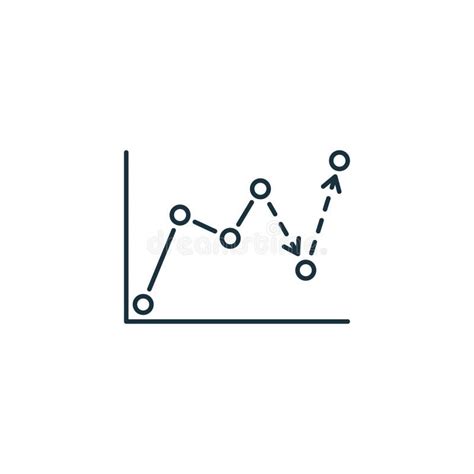 Predictive Analytics Icon Monochrome Simple Sign From Data Analytics Collection Stock