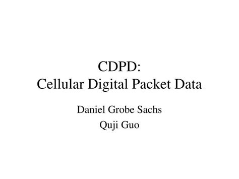 ppt cdpd cellular digital packet data powerpoint presentation free