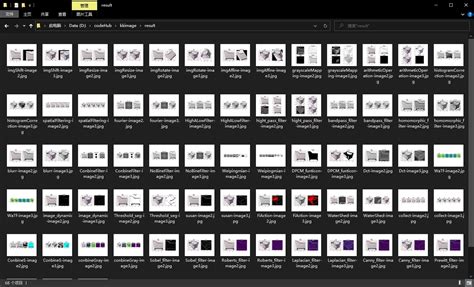图像处理工具集（包含60不同的处理算法） 基于python Opencv