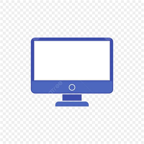 Computer Monitor Desk Vector Design Images Monitor Computer Vector Png