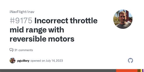 Incorrect Throttle Mid Range With Reversible Motors · Issue 9175