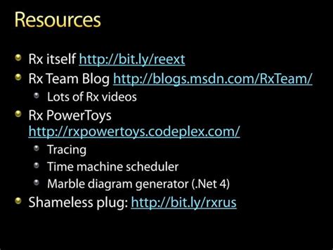 Reactive Extensions Ppt