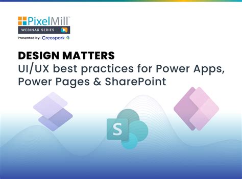 design matters ui ux best practices for power apps power pages
