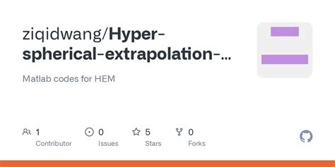 Github Ziqidwanghyper Spherical Extrapolation Method Matlab Codes