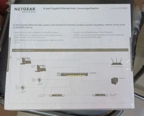 Netgear GS PP Port PoE Gigabit Ethernet Unmanaged Desktop Switch PoE Watt At Rs
