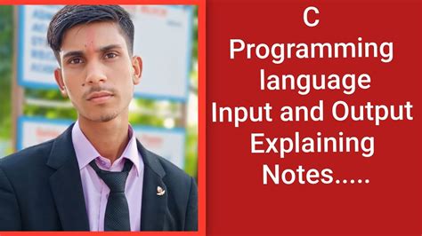C Programming Language Syllabus Input And Output Function In Formate Input And Output Function