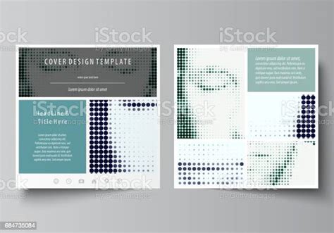 광장에 대 한 비즈니스 템플릿 디자인 브로셔 잡지 전단지 책자 커버 전단지 추상적인 벡터 레이아웃 하프톤 점선 배경 복고풍 스타일 지저분한 패턴 빈티지 질감 하프톤 효과