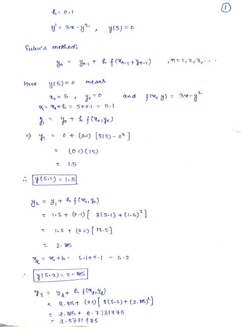 [solved] Use Eulers Method With Step Size H 0 1 To Approximate The Solution To The Initial