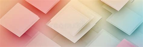 Sophisticated Abstract Elegance Defined By Clean Geometric Design And Translucent Squares In