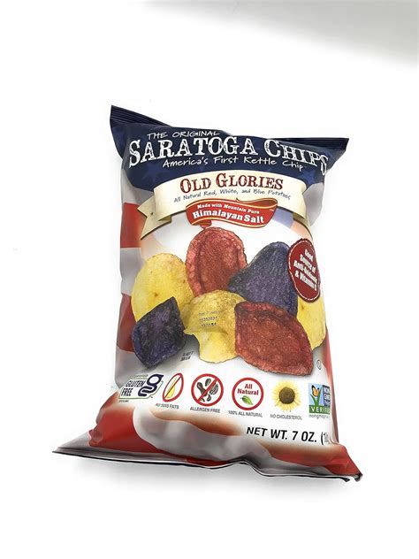 Saratoga Chips Old Glories Kettle Chips 7 Oz