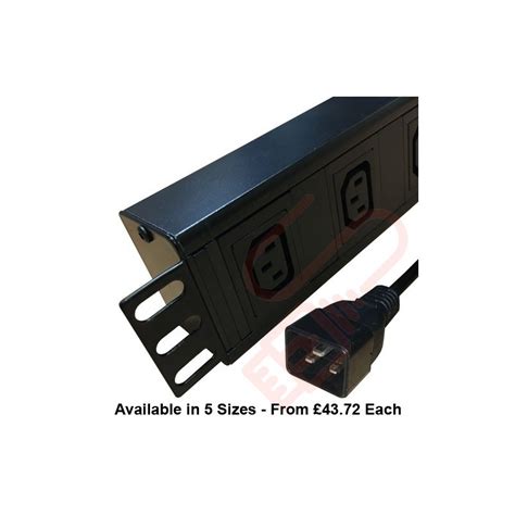 Horizontal Rack PDU C Socket To C Plug Networking Cables