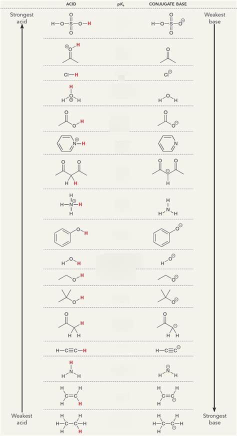 Pka Values Diagram Quizlet