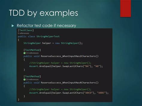 Tdd Test Driven Development Pptx
